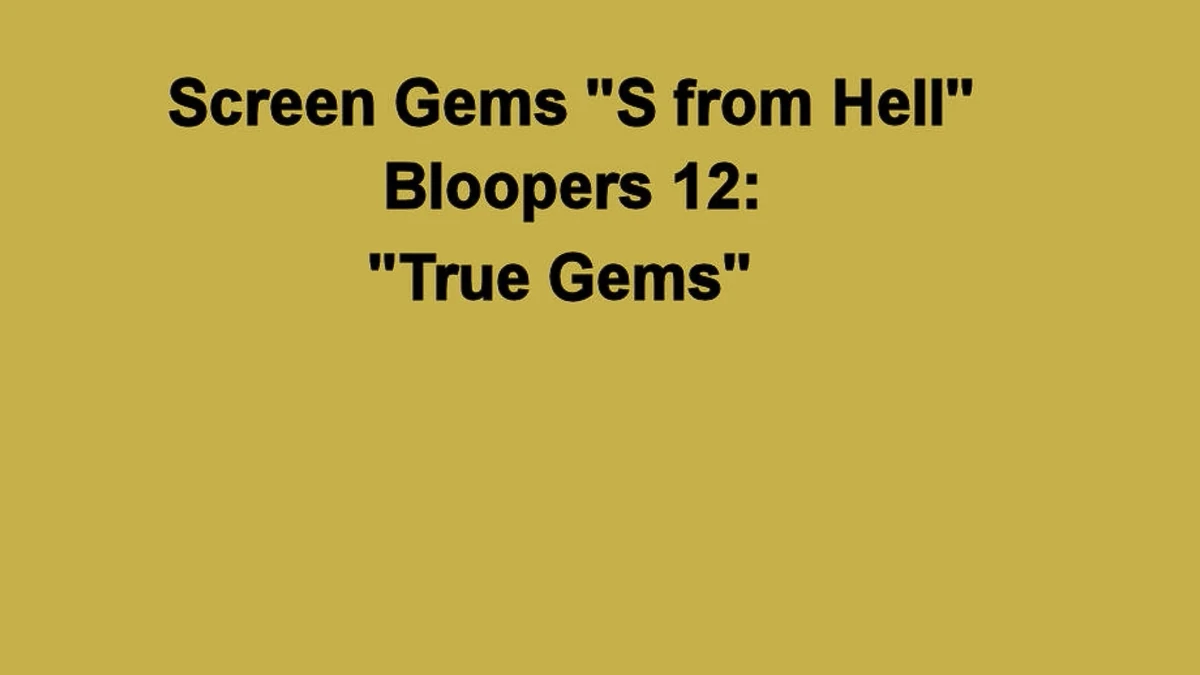 SG Bloopers 12: True Gems | The TTS Wiki | Fandom