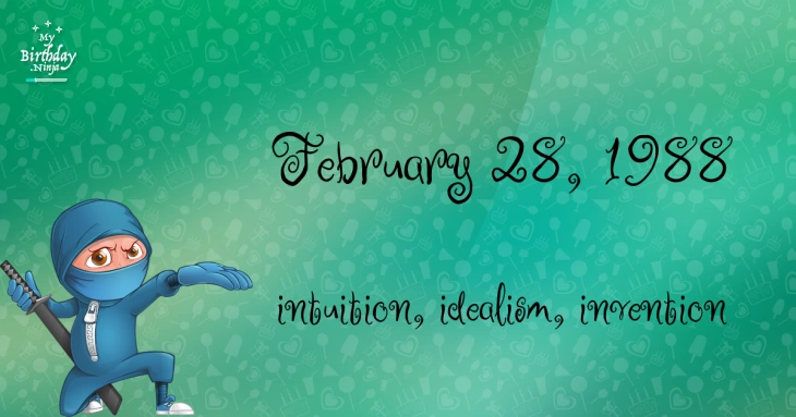 February 28, 1988 | The TTS Wiki | Fandom