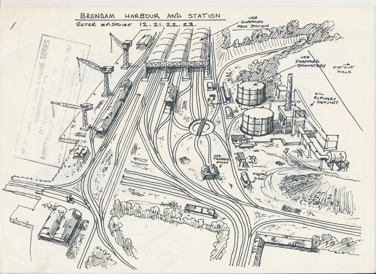 Brendam Docks (T&F)/Behind the Scenes | Thomas the Tank Engine Wiki ...
