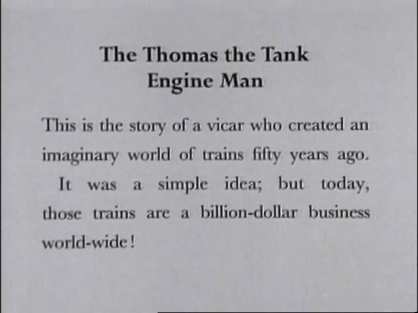 The Thomas the Tank Engine Man | Thomas the Tank Engine Wikia | Fandom