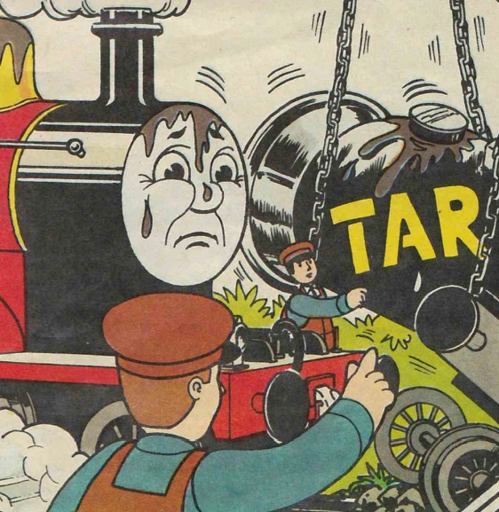 Thomas The Tank Engine James In A Mess