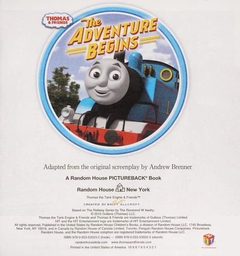 The Adventure Begins (book)/Gallery | Thomas the Tank Engine Wiki | Fandom