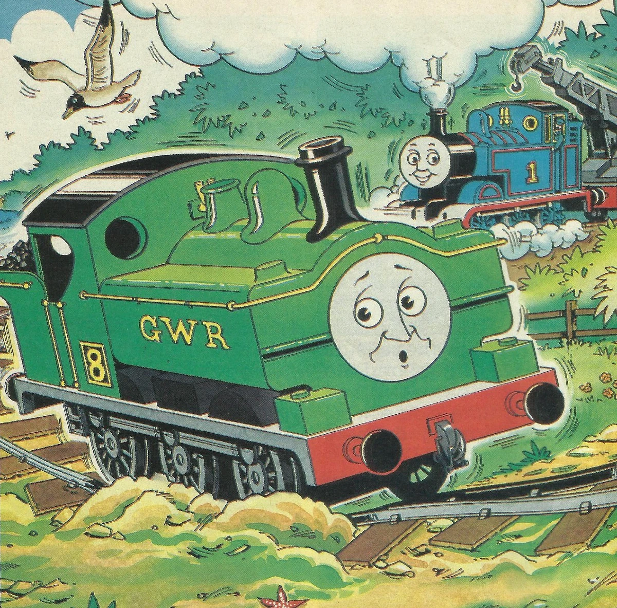 Duck Gets Stuck | Thomas the Tank Engine Wiki | Fandom