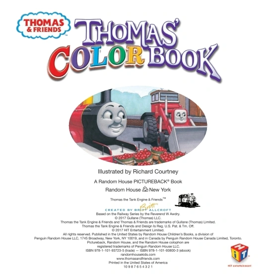 Thomas' Color Book/Gallery | Thomas the Tank Engine Wiki | Fandom