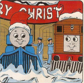 Thomas's Christmas Party (magazine story) | Thomas the Tank Engine Wiki ...