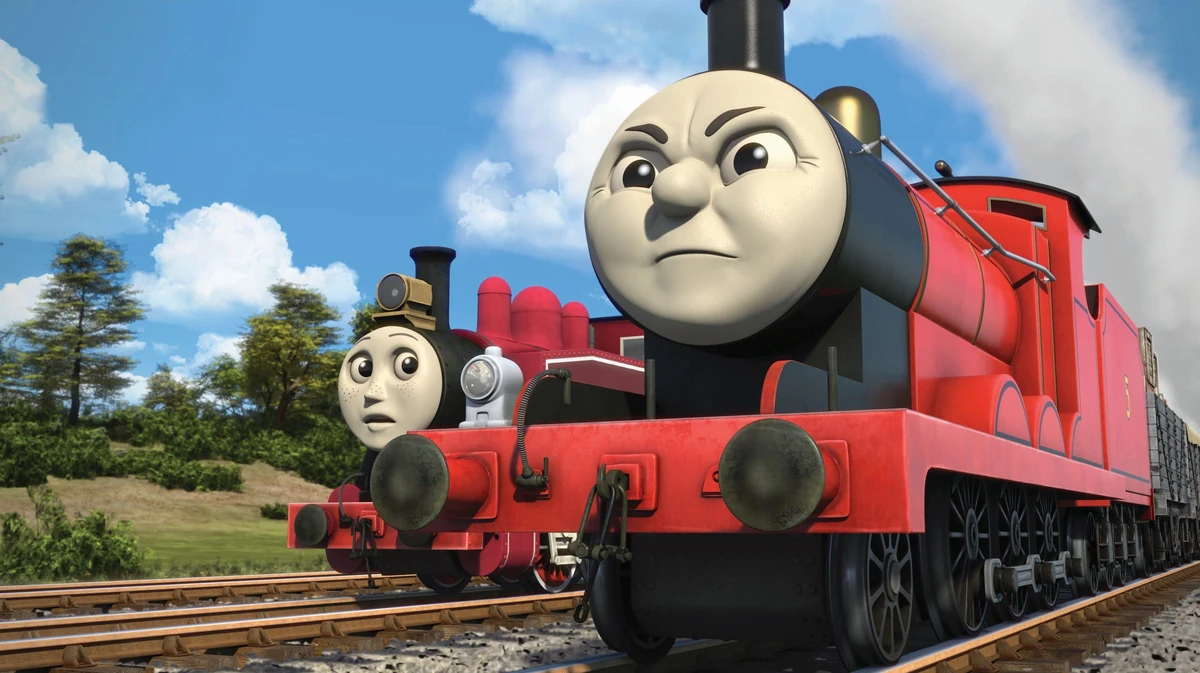 The Fastest Red Engine on Sodor (annual story) | Thomas the Tank Engine ...