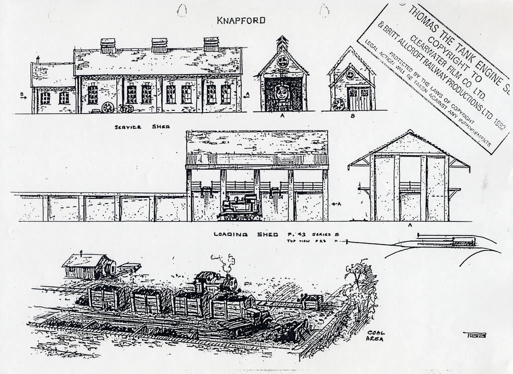 Knapford Yards (T&F)/Behind the Scenes | Thomas the Tank Engine Wiki ...