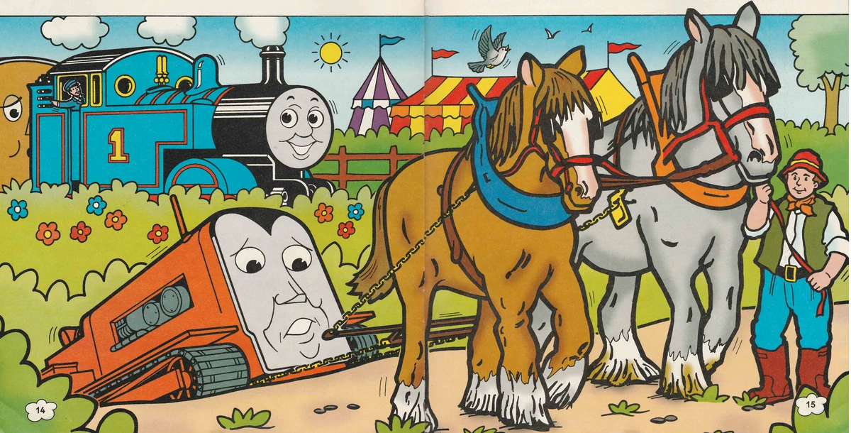 The Huge Horses! | Thomas the Tank Engine Wiki | Fandom