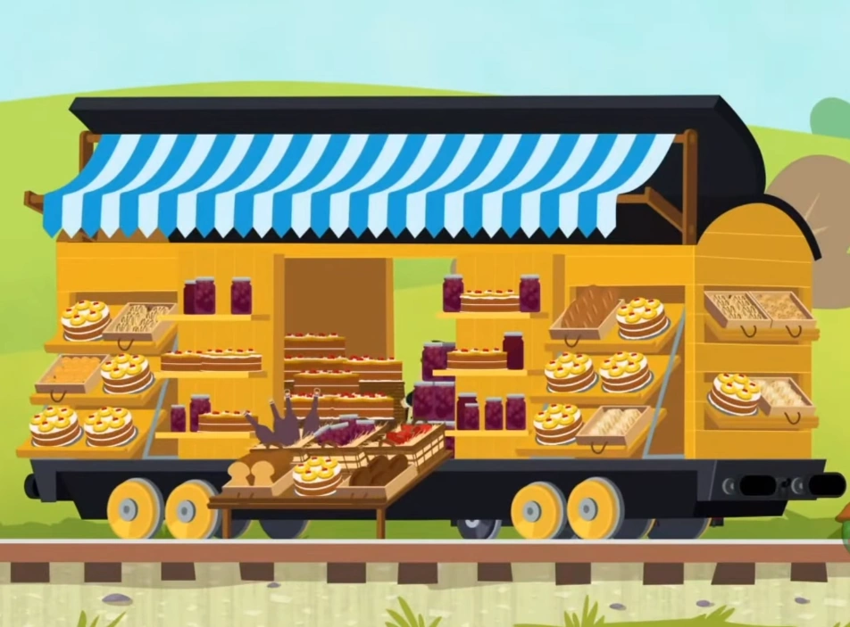 Market Stall Boxcars | Thomas the Tank Engine Wiki | Fandom