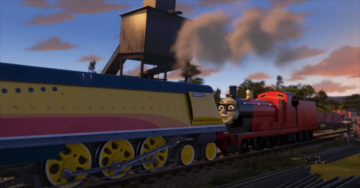 James the Super Engine (annual story) | Thomas the Tank Engine Wiki ...