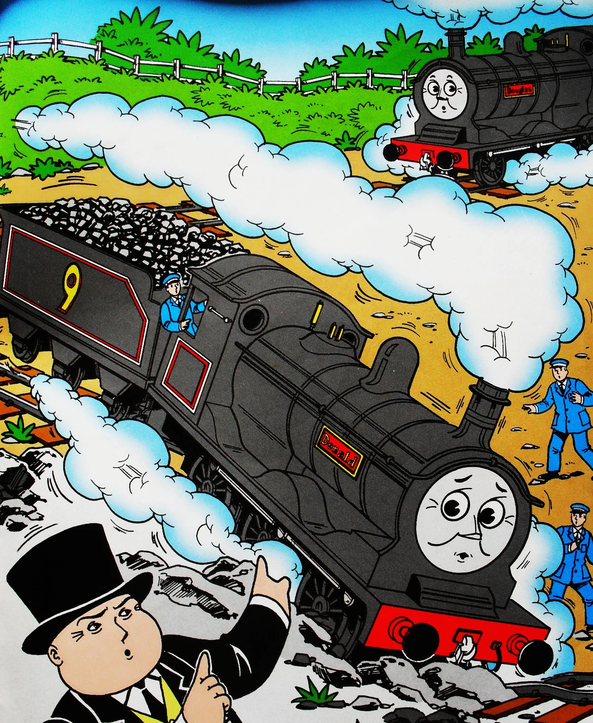 Donald and Douglas (1998 magazine story) | Thomas the Tank Engine Wiki ...