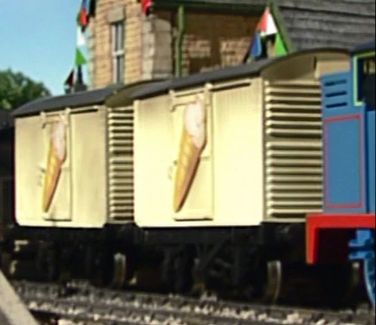 Ice Cream Railway Vans (T&F) | Thomas the Tank Engine Wiki | Fandom