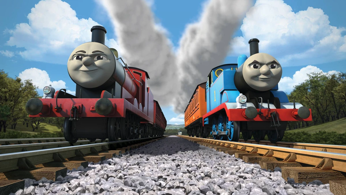 Reds vs Blues | Thomas the Tank Engine Wiki | Fandom