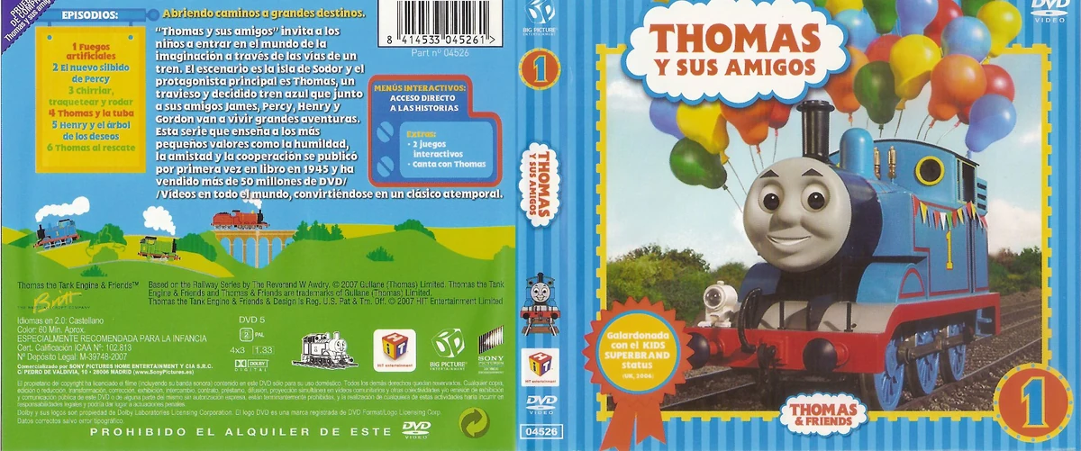 Spanish DVD Releases/Gallery | Thomas the Tank Engine Wiki | Fandom