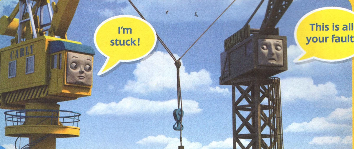 New Crane on the Dock (magazine story) | Thomas the Tank Engine Wiki ...