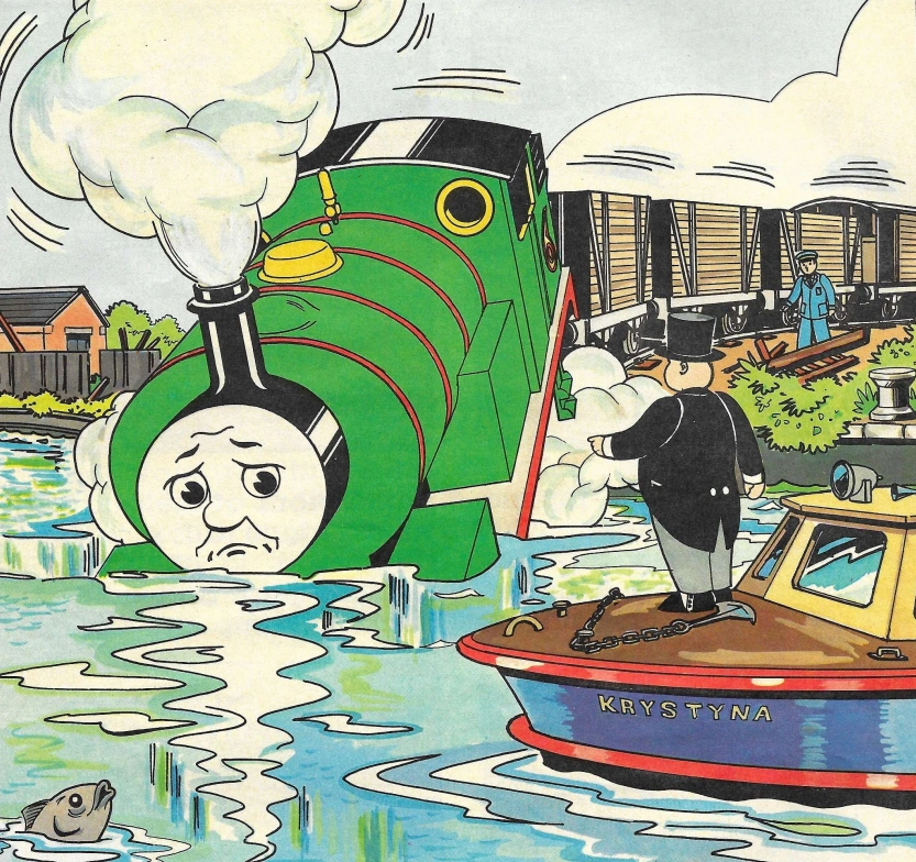 Percy Takes the Plunge (magazine story) | Thomas the Tank Engine Wiki ...
