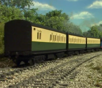Green Express Coaches | Thomas the Tank Engine Wikia | Fandom