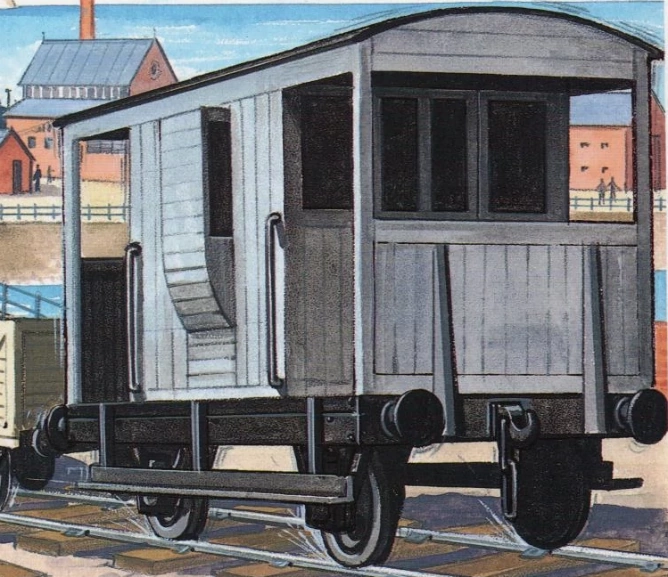NER 20 Ton Brake Vans | Thomas the Tank Engine Wiki | Fandom