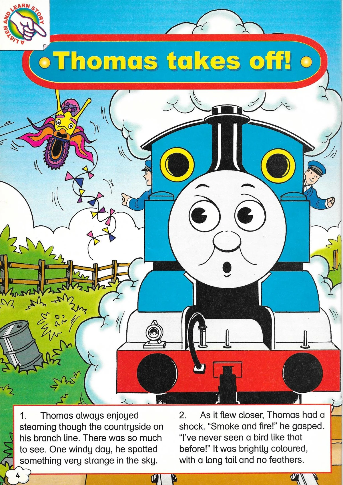 Thomas Takes Off! (1995 magazine story) | Thomas the Tank Engine Wiki ...