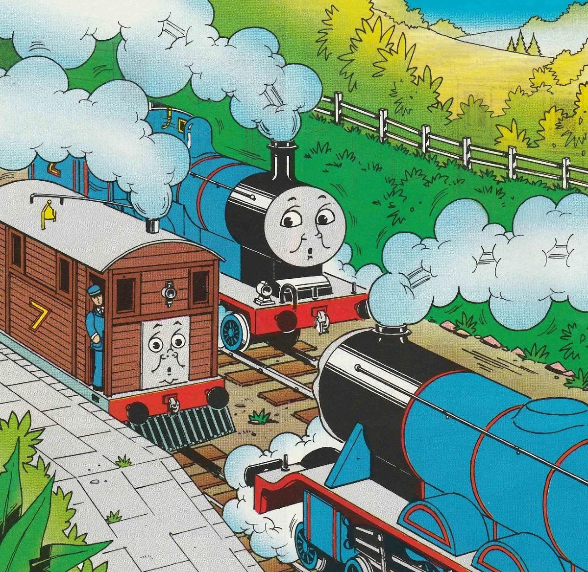 Toby on the Line | Thomas the Tank Engine Wiki | Fandom