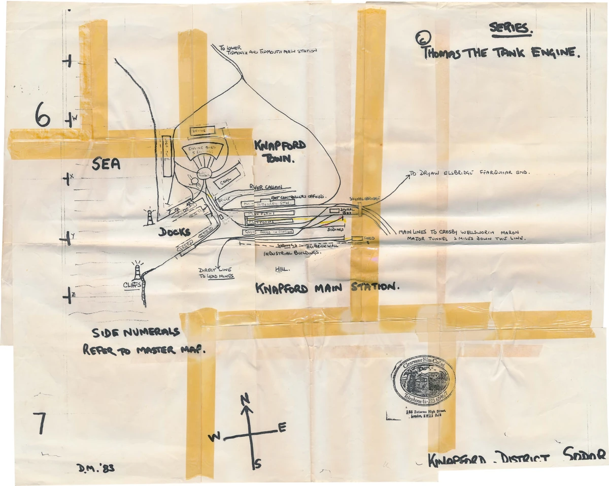 Knapford Harbour (T&F)/Behind the Scenes | Thomas the Tank Engine Wiki ...