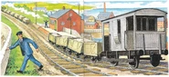 NER 20 Ton Brake Vans | Thomas the Tank Engine Wiki | Fandom