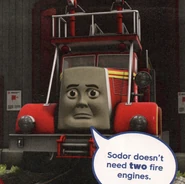 Too Many Fire Engines! (magazine story) | Thomas the Tank Engine Wiki ...