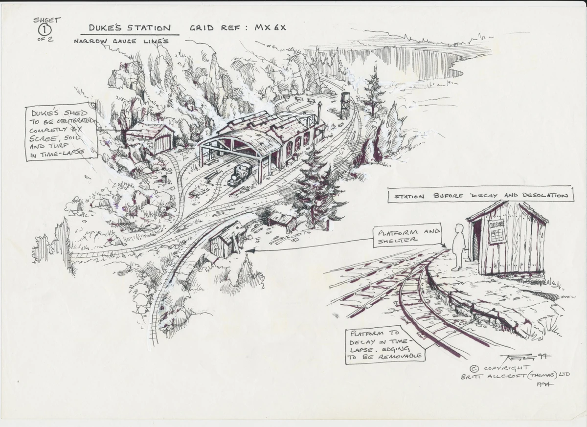 Duke's Station/Behind the Scenes | Thomas the Tank Engine Wiki | Fandom