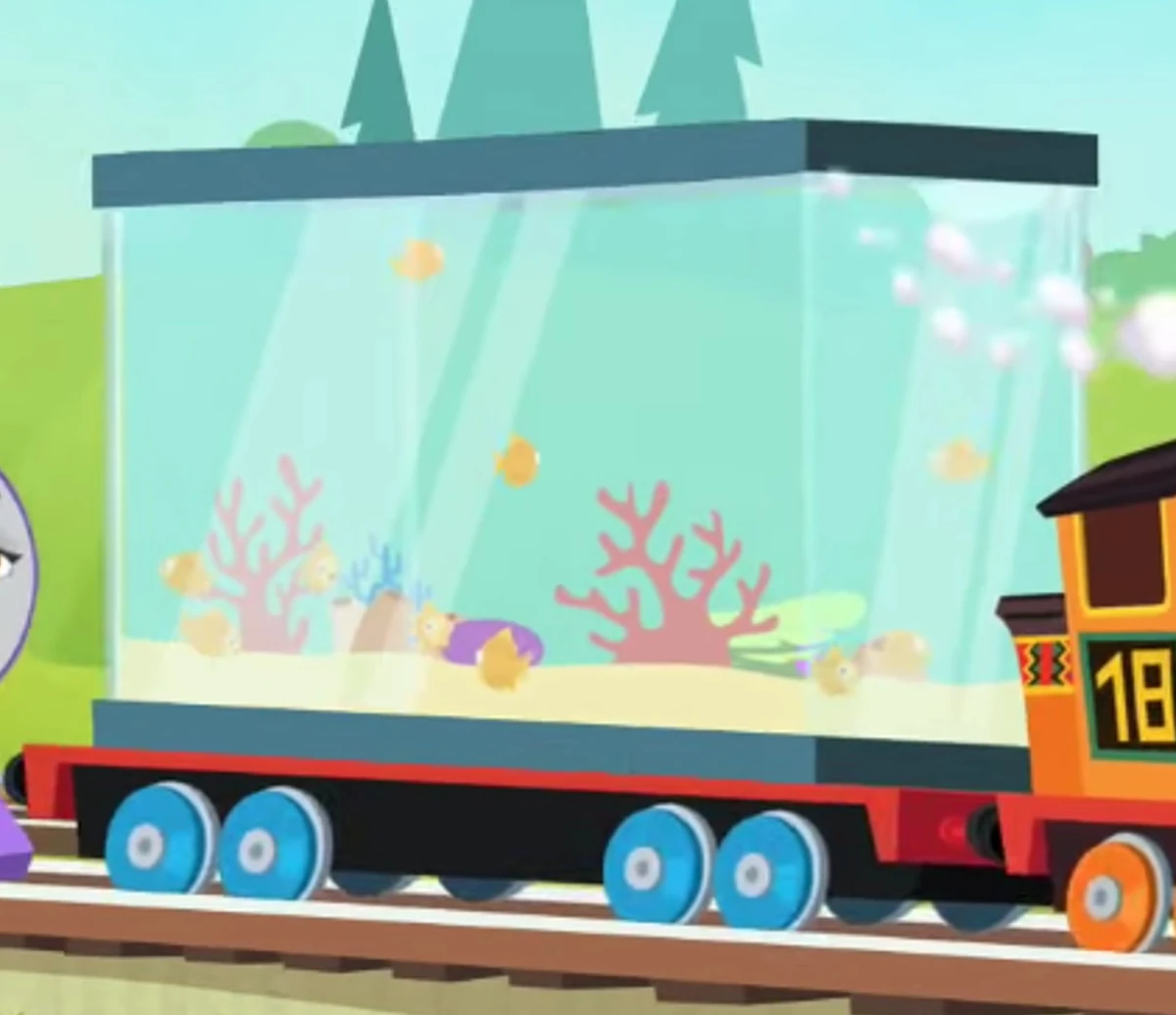 Aquarium Tank Wagons (AEG) | Thomas the Tank Engine Wiki | Fandom