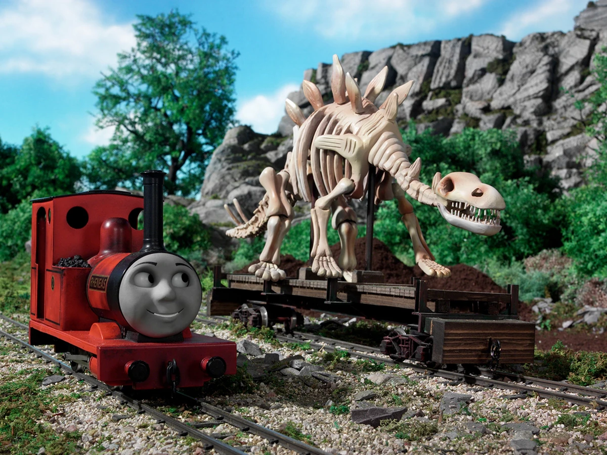 Rheneas and the Dinosaur (annual story) | Thomas the Tank Engine Wiki ...