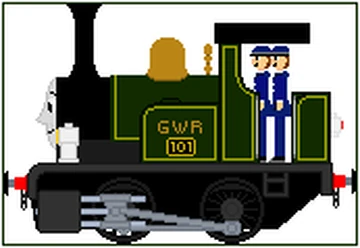 Golden Lady The Engine Sprite