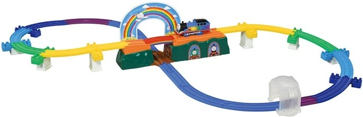Thomas the Tank Engine Let's Cross the Rainbow! Extending Bridge ...
