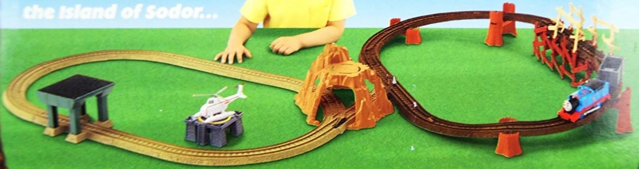 Thomas Friends TrackMaster Action Canyon Toy Race Car Track