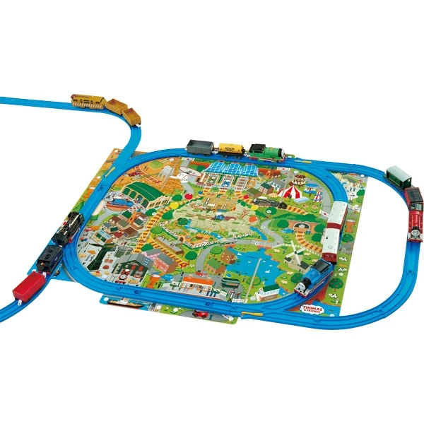 Transformation into a Box! Thomas the Tank Engine Clean Up Play Map ...