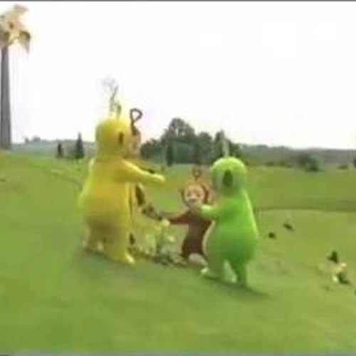 Teletubbies Falling Down Dance