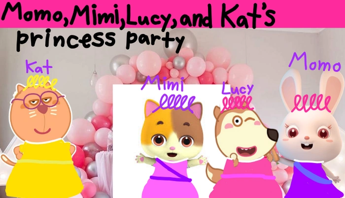 Momo, Mimi, Lucy, and Kat's princess party | Tubers Channel Wiki | Fandom