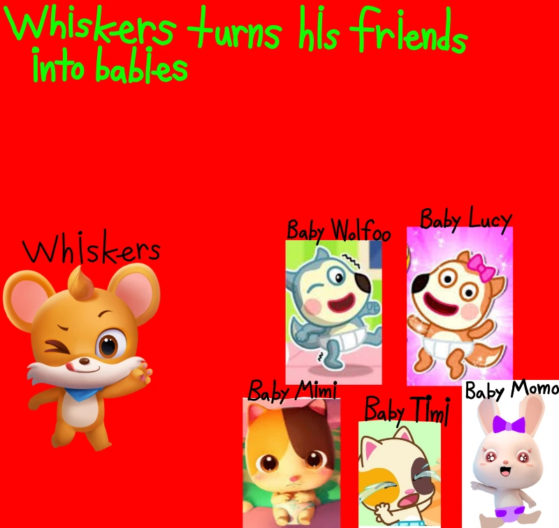 Whiskers turns his friends into babies | Tubers Channel Wiki | Fandom