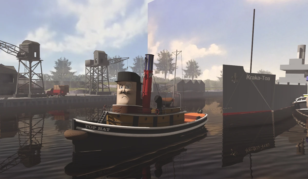 Towing the wreckage away | Tugs: The tales told it Trainz YT Wiki | Fandom