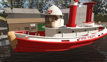 Fire Tug | Tugs: The tales told it Trainz YT Wiki | Fandom