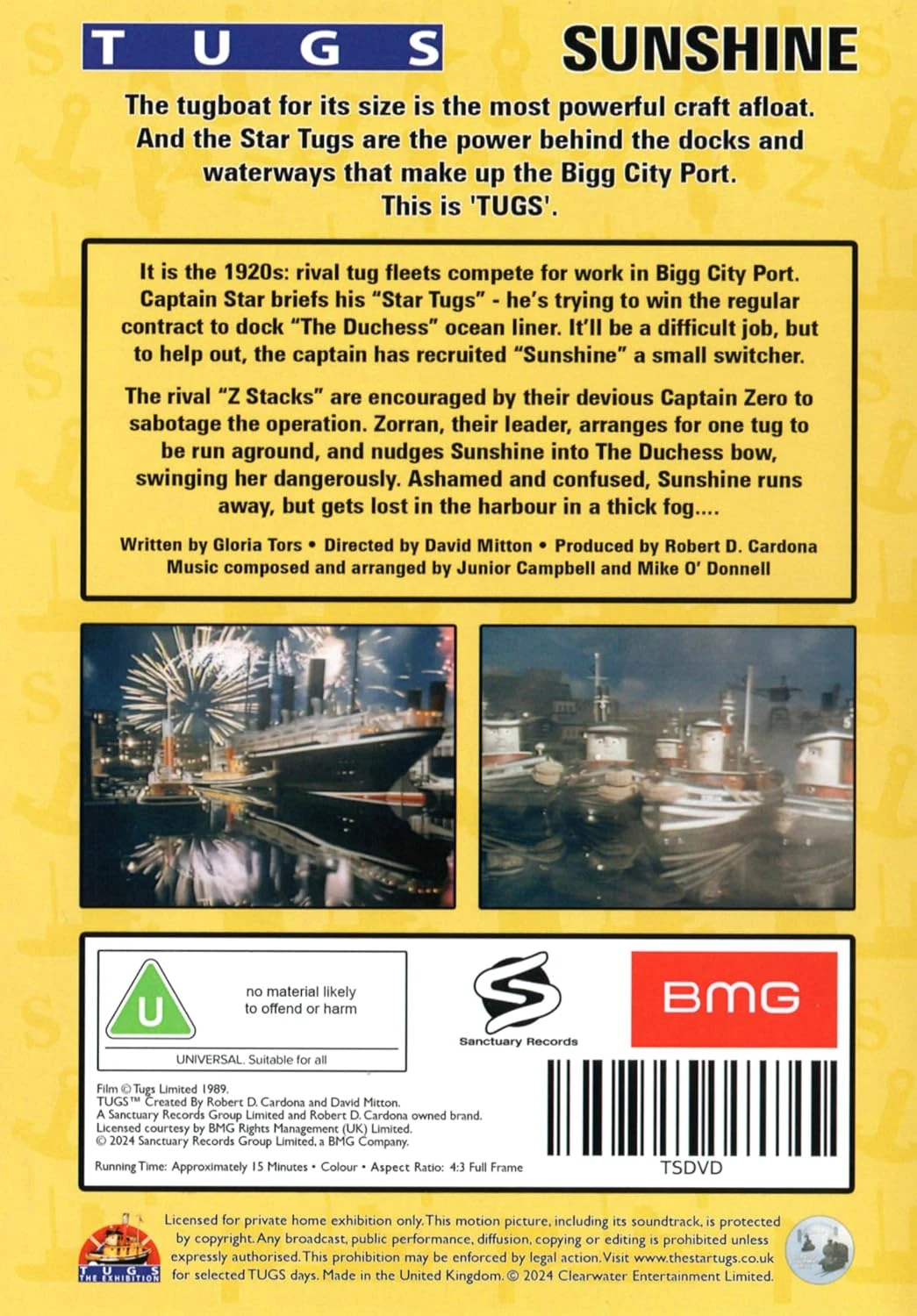 Sunshine (DVD) | Tugs Wiki | Fandom