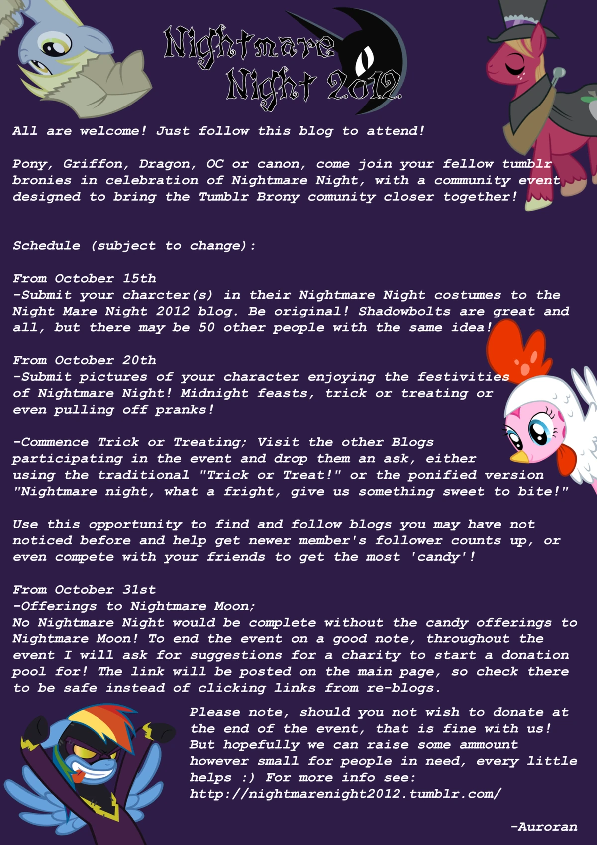 Nightmare Night 2012 | Tumblrpony Wiki | Fandom
