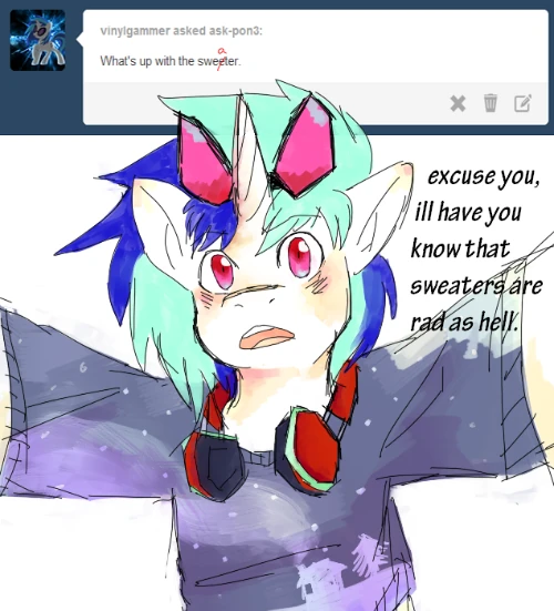 The Ask Vinyl Scratch Vampire