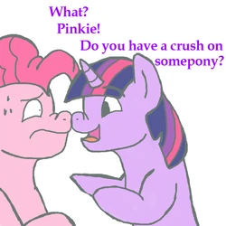 Pinkie Pie X Twilight Sparkle Kissing