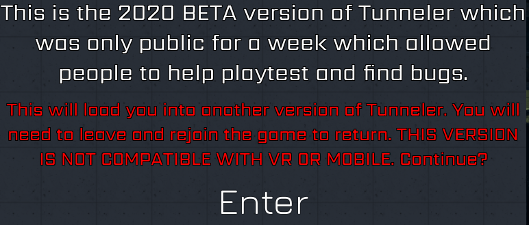 Tunneler Beta Week Tunneler Wiki Fandom