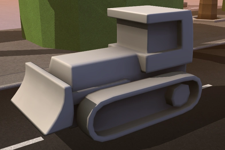 White Bulldozer | TurboDismountCentral Wiki | Fandom