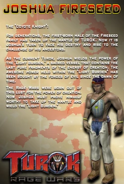 Joshua Fireseed | Turok Rage Wars Wiki | Fandom