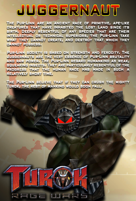 Pur Linn Juggernaut Turok Rage Wars Wiki Fandom