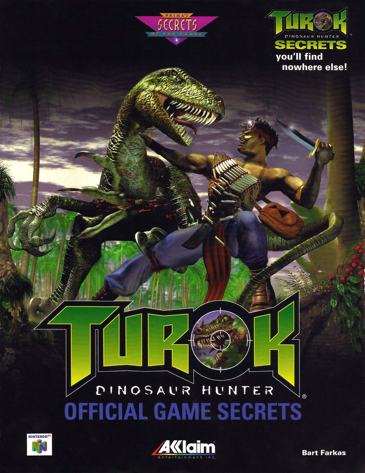 Turok: Dinosaur Hunter Official Game Secrets | Turok Wiki | Fandom