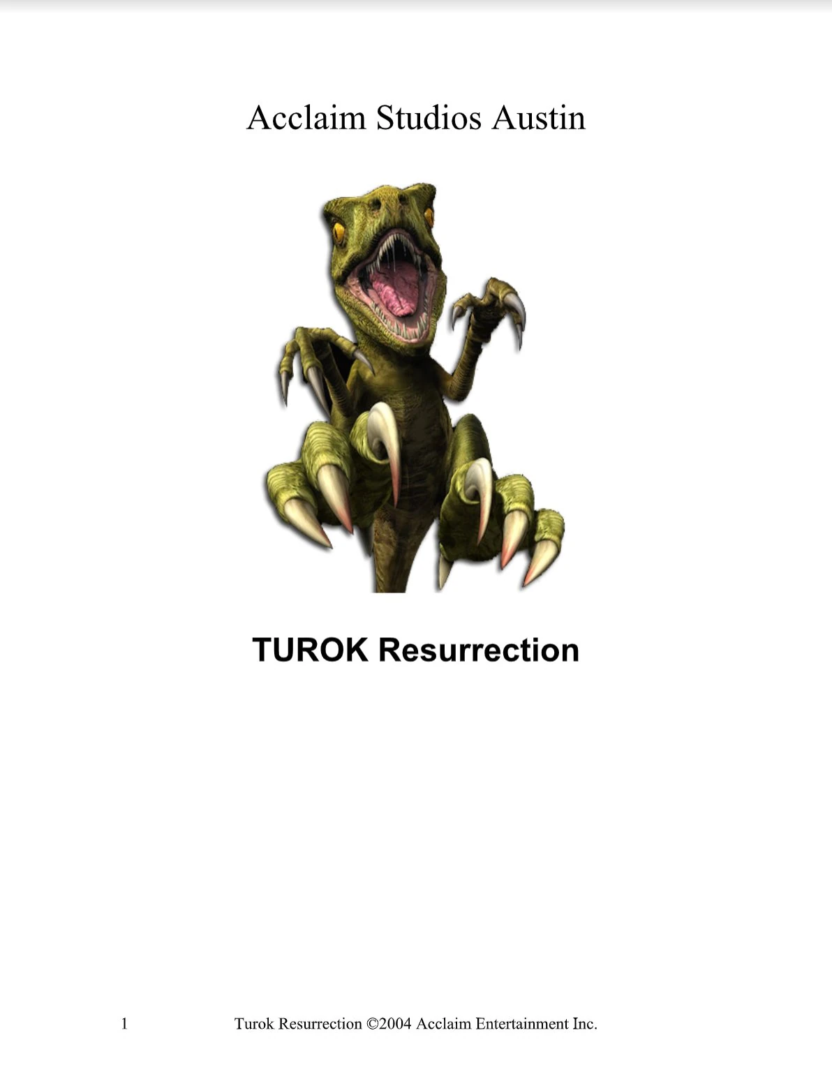 Turok: Resurrection | Turok Wiki | Fandom