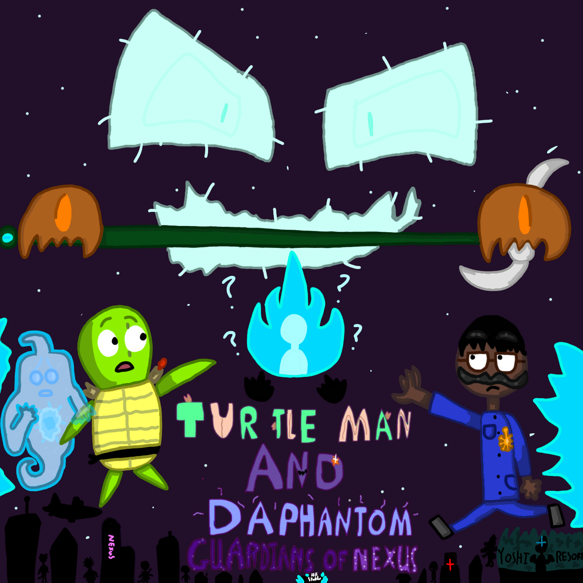 Turtle Man And Daphantom Guardians Of Nexus Turtle Man And Daphantom